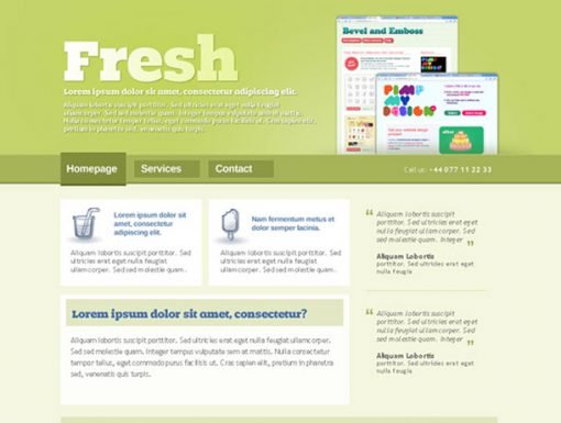 15 Free PSD Website Templates