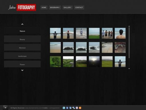 Photography Website Templates