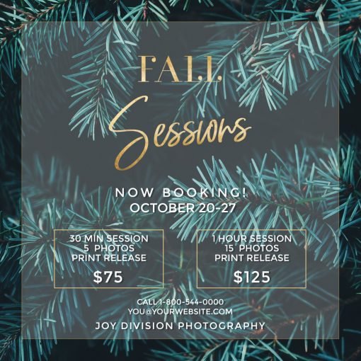 15 Free Social Marketing Templates for Photography Mini Sessions